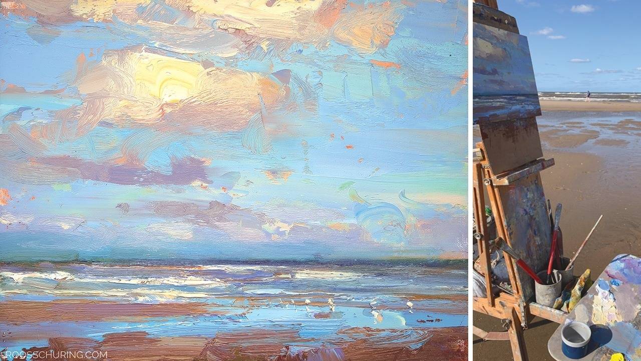 Painting Morning Colors In The Sky