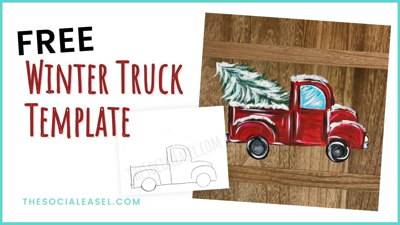 FREE Winter Truck Template Download