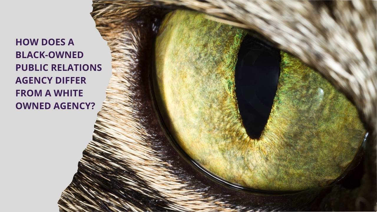 Why does the role of a Black PR agency differ from White agencies