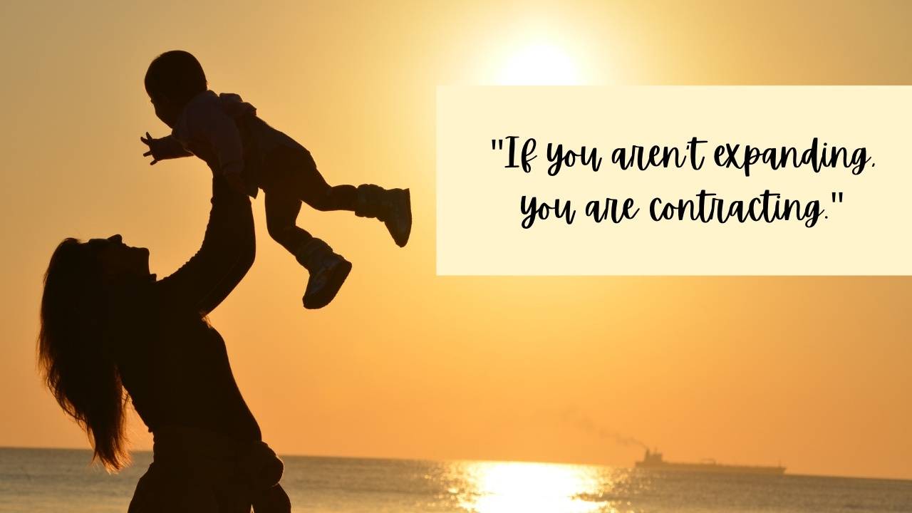 If you aren't expanding, you are contracting