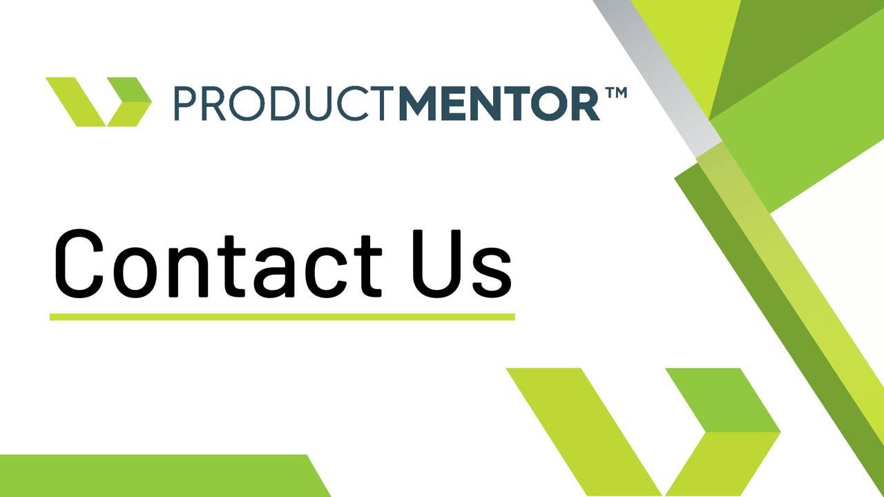 Contact Us - ProductMentor®