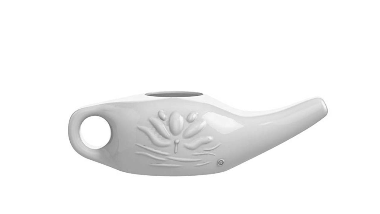 Neti Pot for Sinusitis, Seasonal Allergies, & Common Cold Stuffy Nose