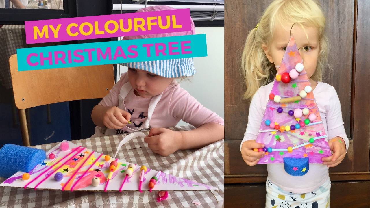 Full Lesson Plan: Kids Colorful Christmas Tree Craft