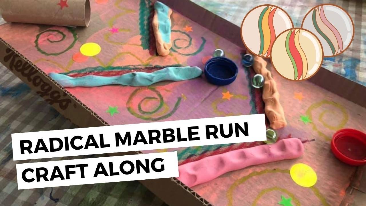 Radical Marble Run Craft-along Using Recycled Materials