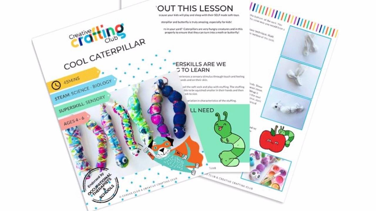 Kids Arts and Crafts Project Lesson Plan Freebies