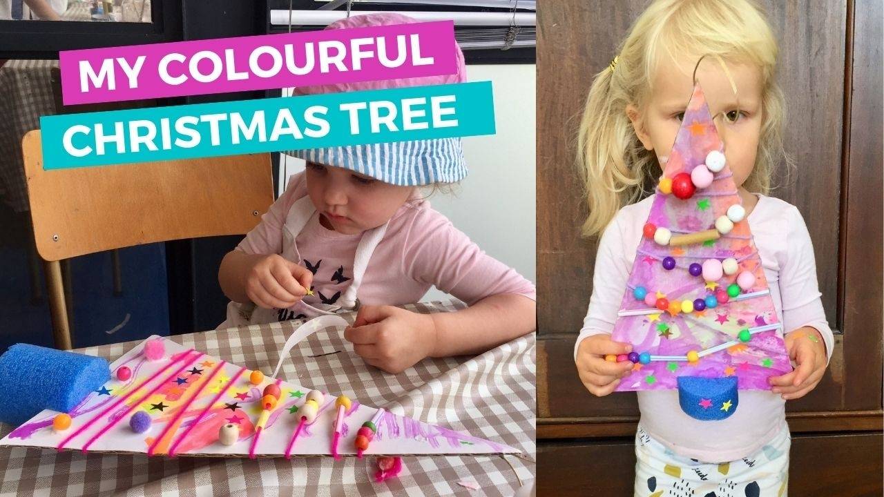 Full Lesson Plan: Kids Colourful Christmas Tree Craft