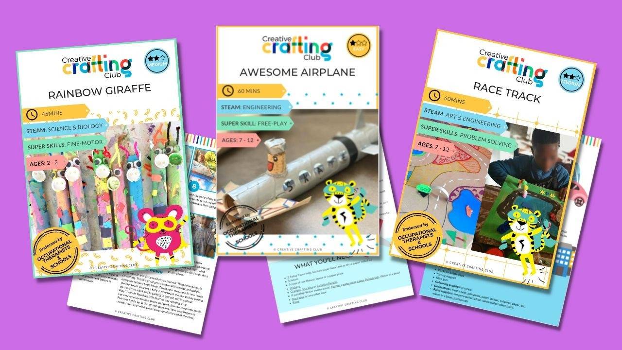 Kids Arts and Crafts Project Lesson Plan Starter Pack