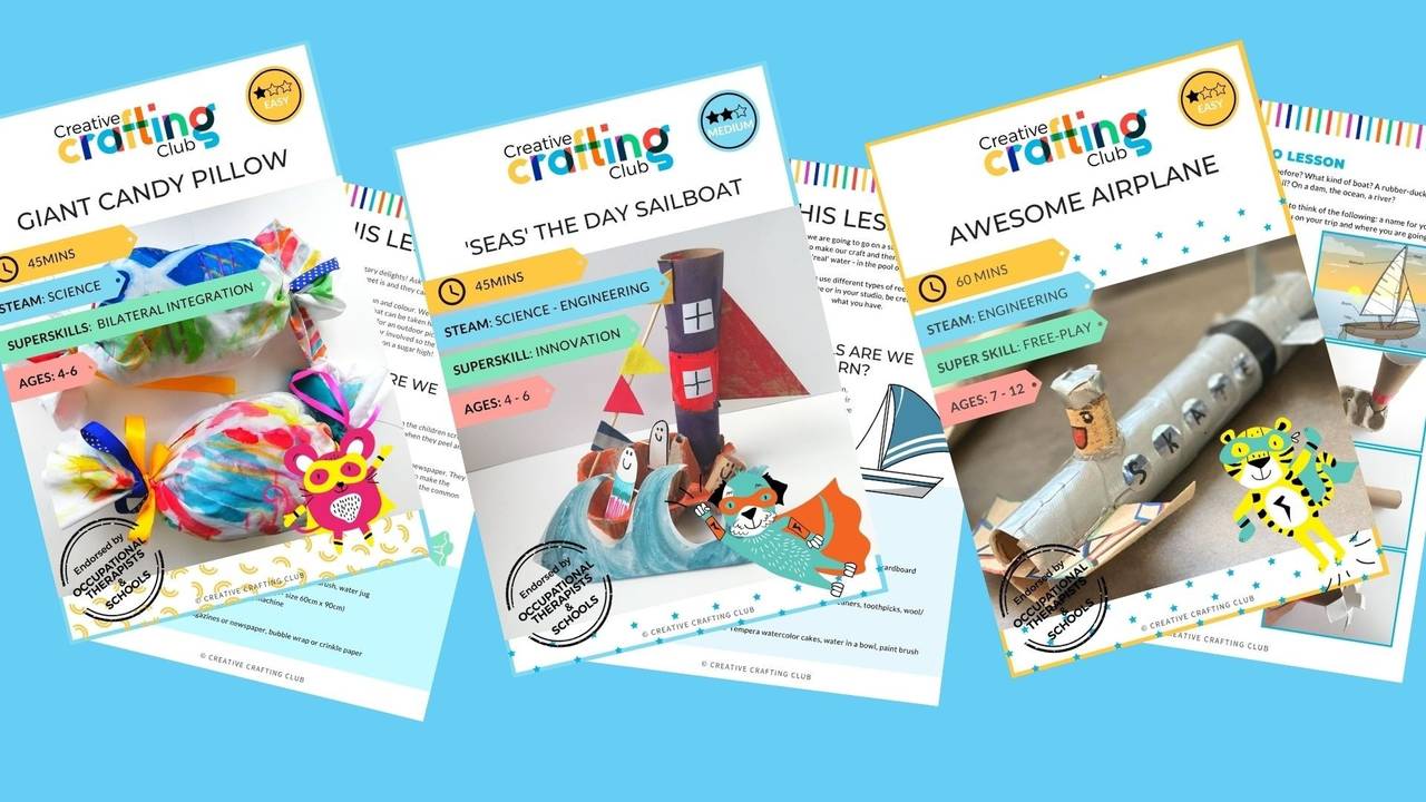 Kids Arts and Crafts Project Lesson Plan Bonuses