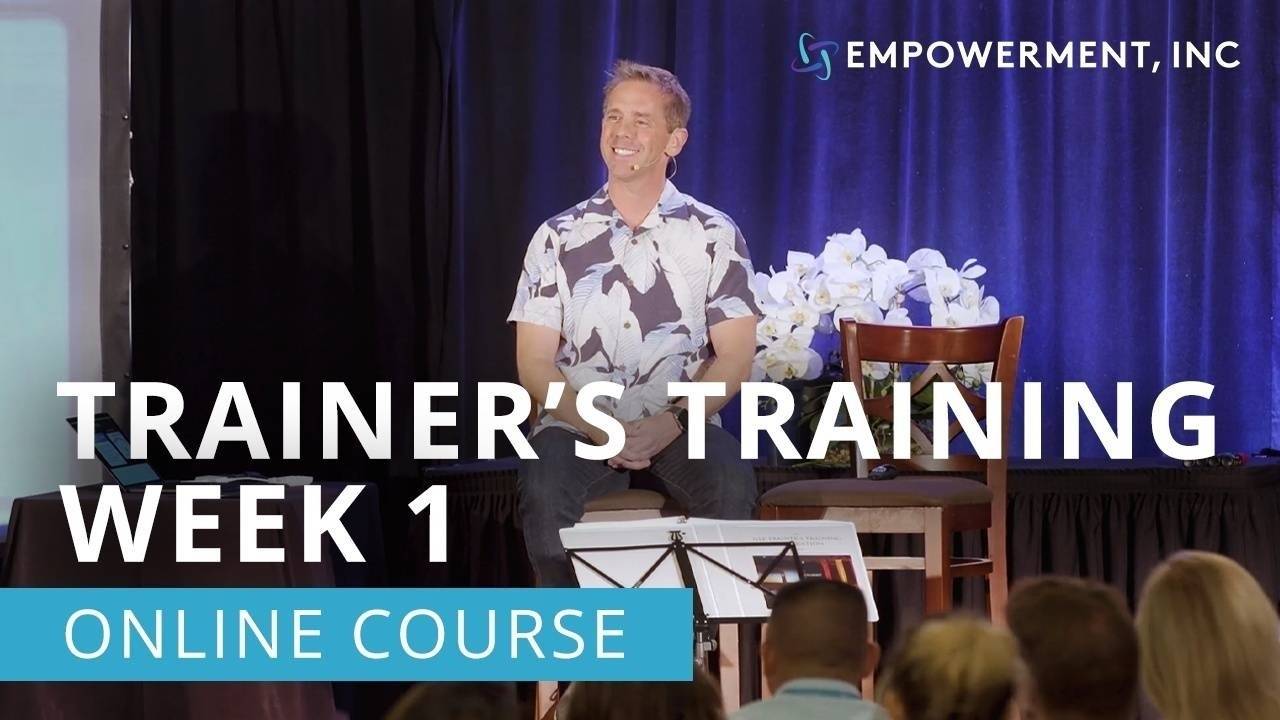 Trainer's Training Week 1 - Online Course