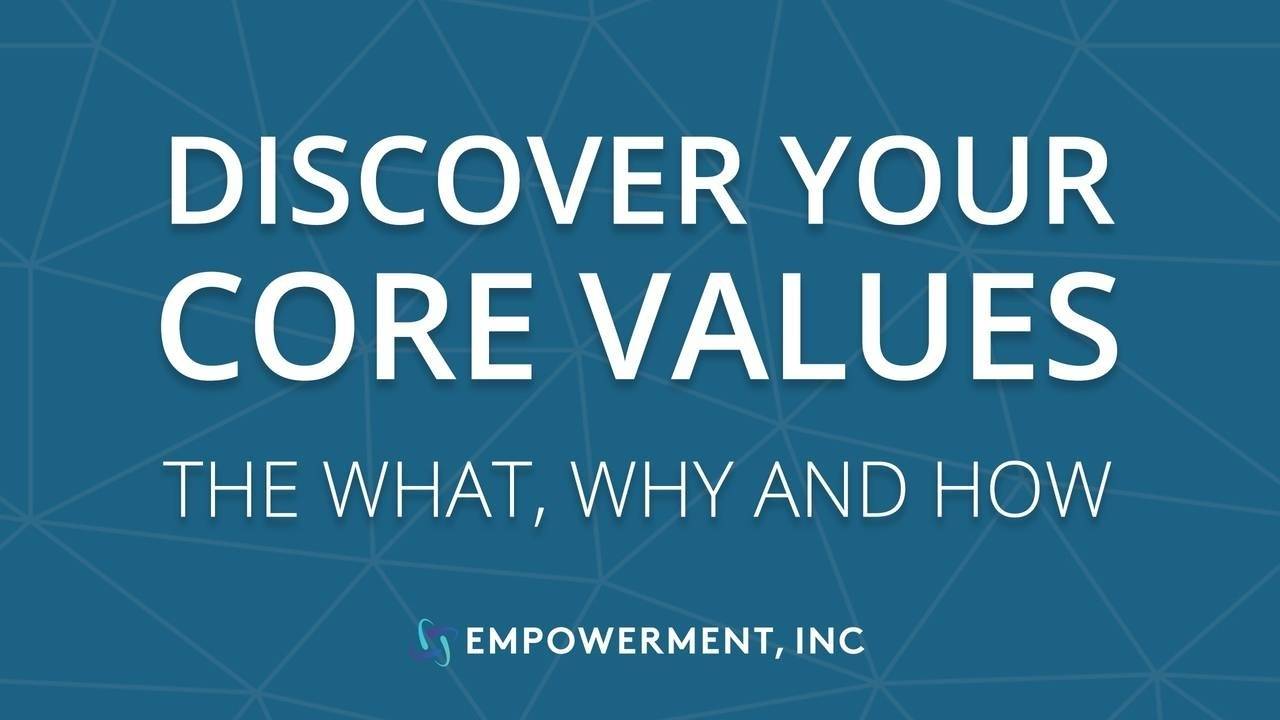 Discover your core values