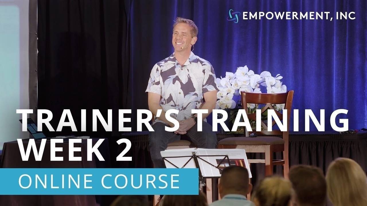 Trainer's Training Week 2 - Online Course