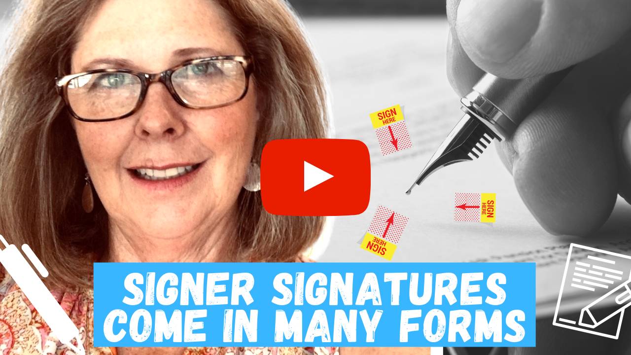 Signer Signatures Come in Many Forms