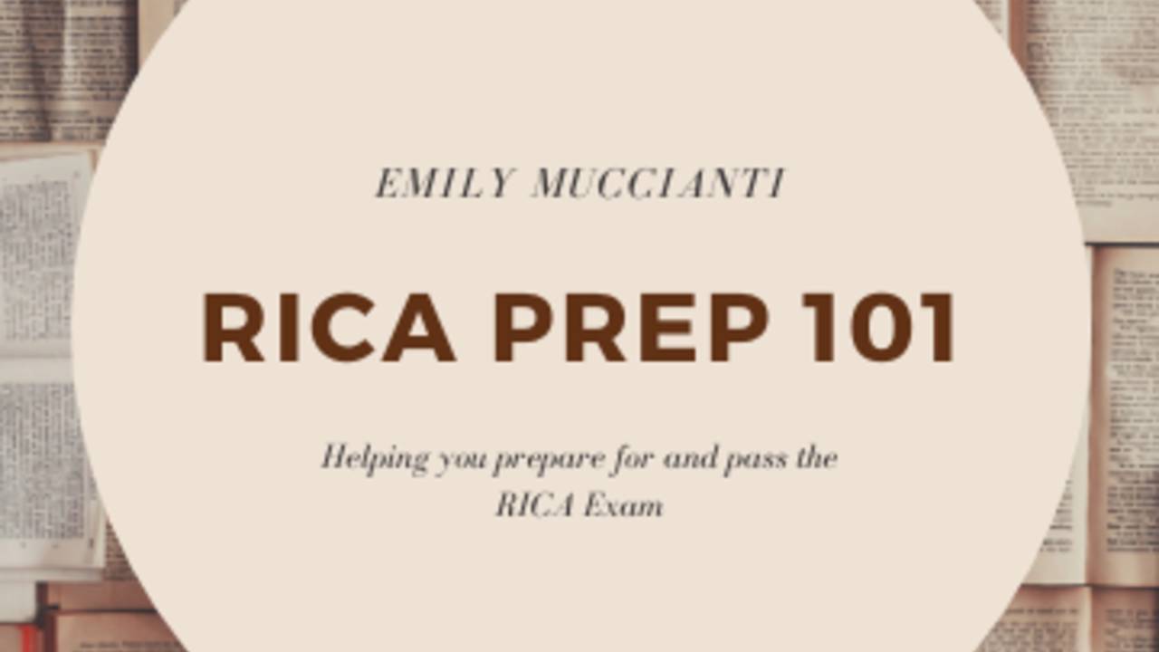 a sample case study outline for the RICA exam