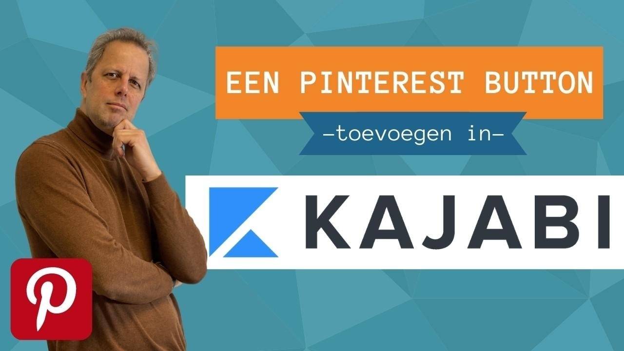 Hoe plaats je een Pinterest button in Kajabi