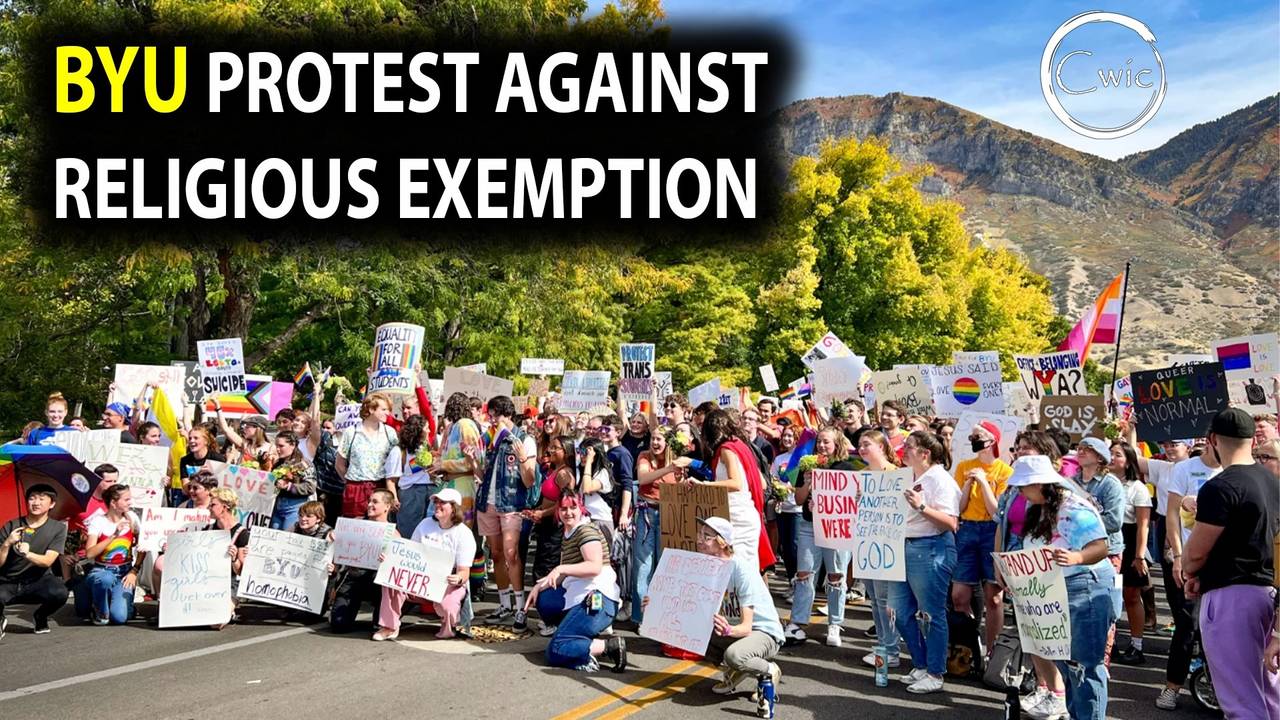 BYU Black Menaces Protest Against Religious Exemptions