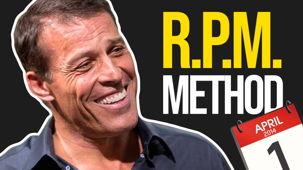 How To Plan Your Day For Massive Success Using Tony Robbins RPM Method