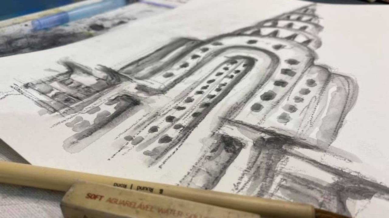 Loose Style Architectural Sketching