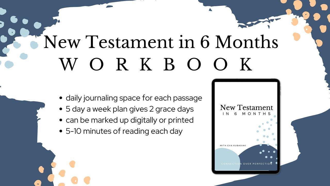 Read through the New Testament in 6 months!