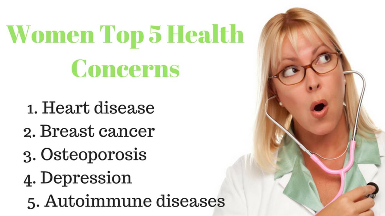 Women top 5 health concerns