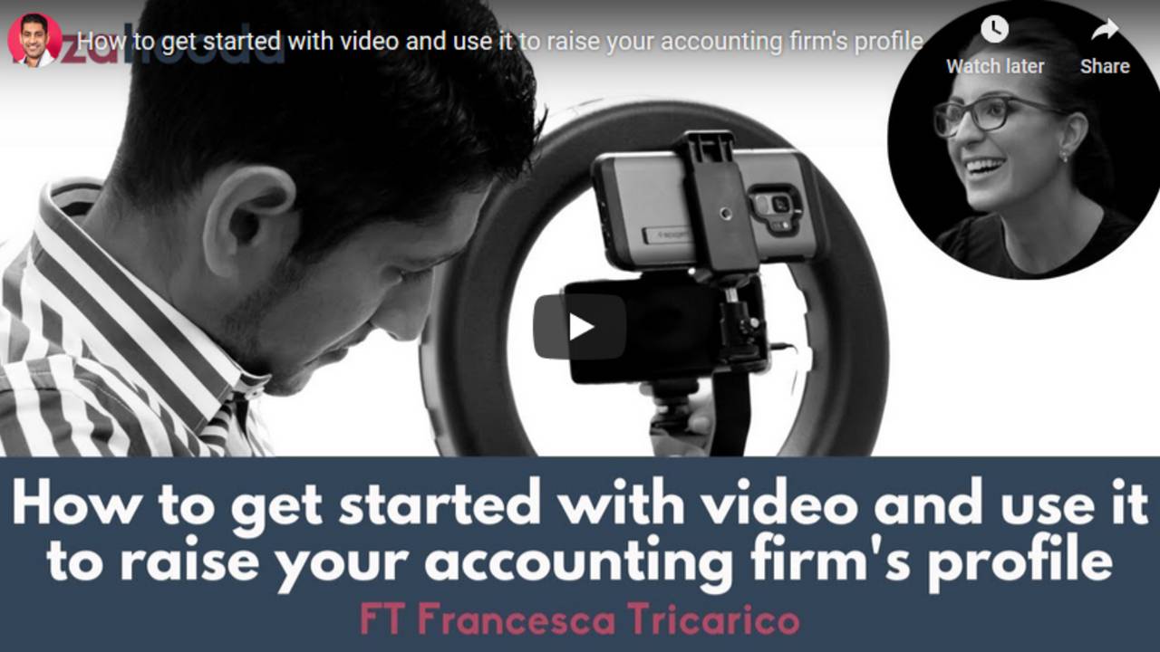How to get started with video and use it to raise your firm's profile