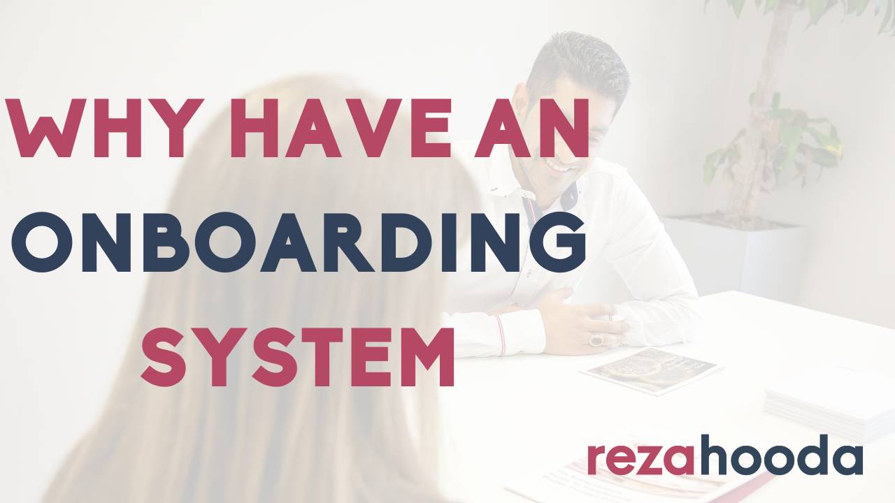 Why have an onboarding system