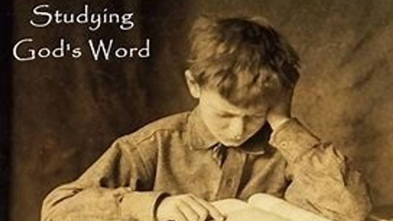 HOW TO STUDY GOD'S WORD COURSE