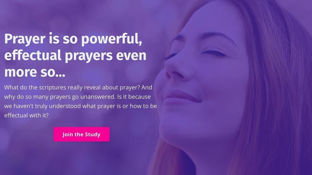 Effectual Prayer | A deep dive bible study