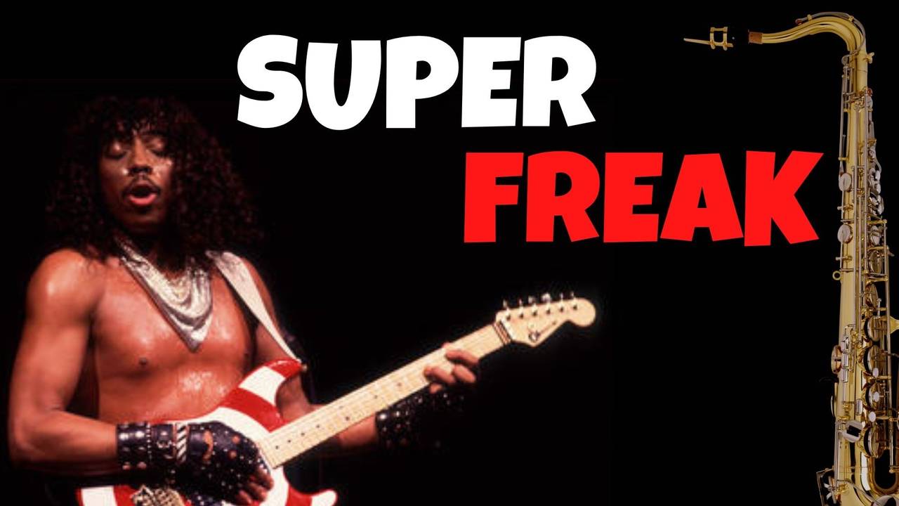 Free PDF music for the sax solo on Super Freak by Rick James