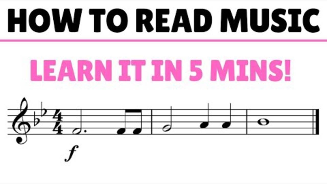 How To Read Music - Free PDF Cheatsheet