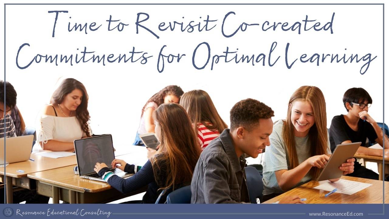 Time to Revisit Co-created Classroom Commitments for Optimal Learning