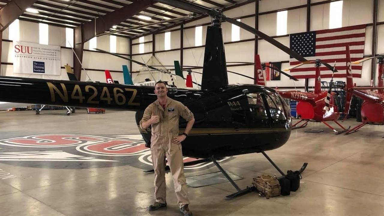 Commercial and Instrument Helicopter Pilot Adam Volle Congratulations