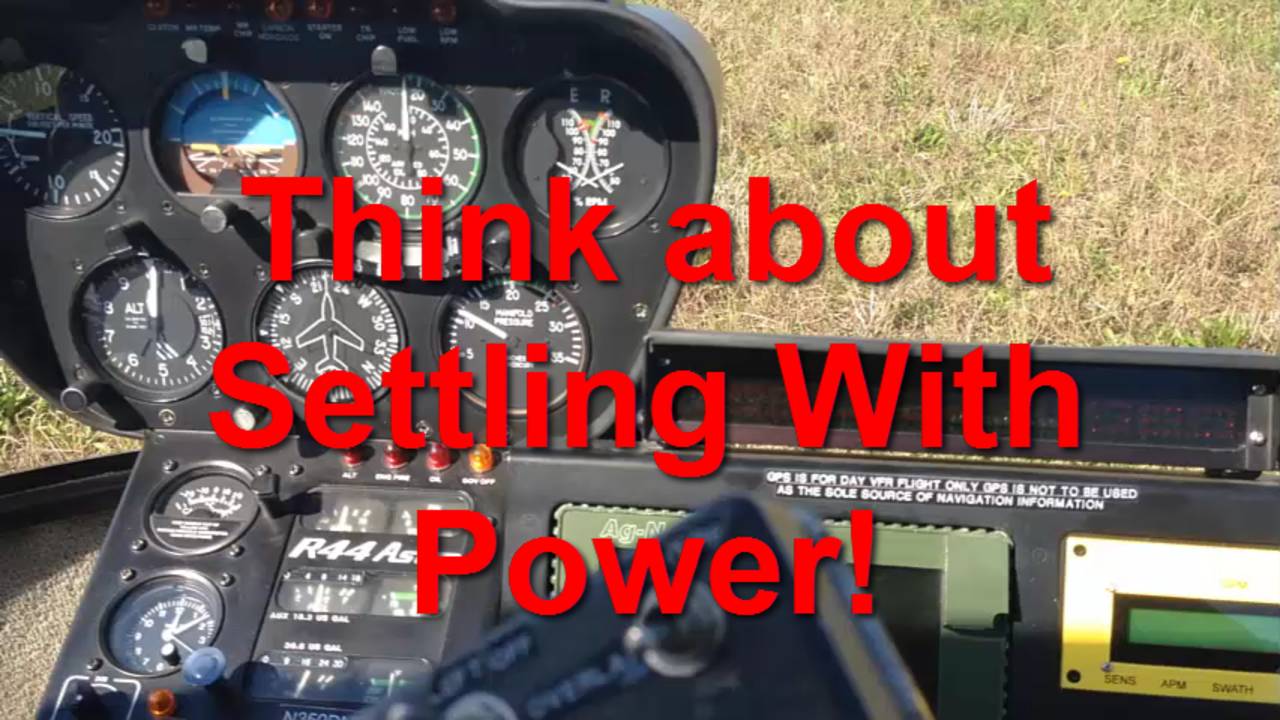 Settling With Power Vortex Ring State Online Ground School