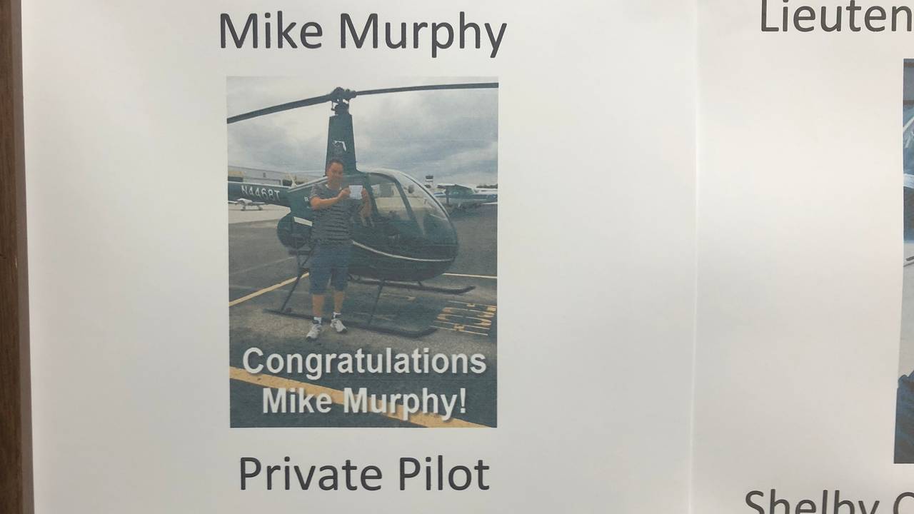 Private Pilot Mike Murphy Congratulations
