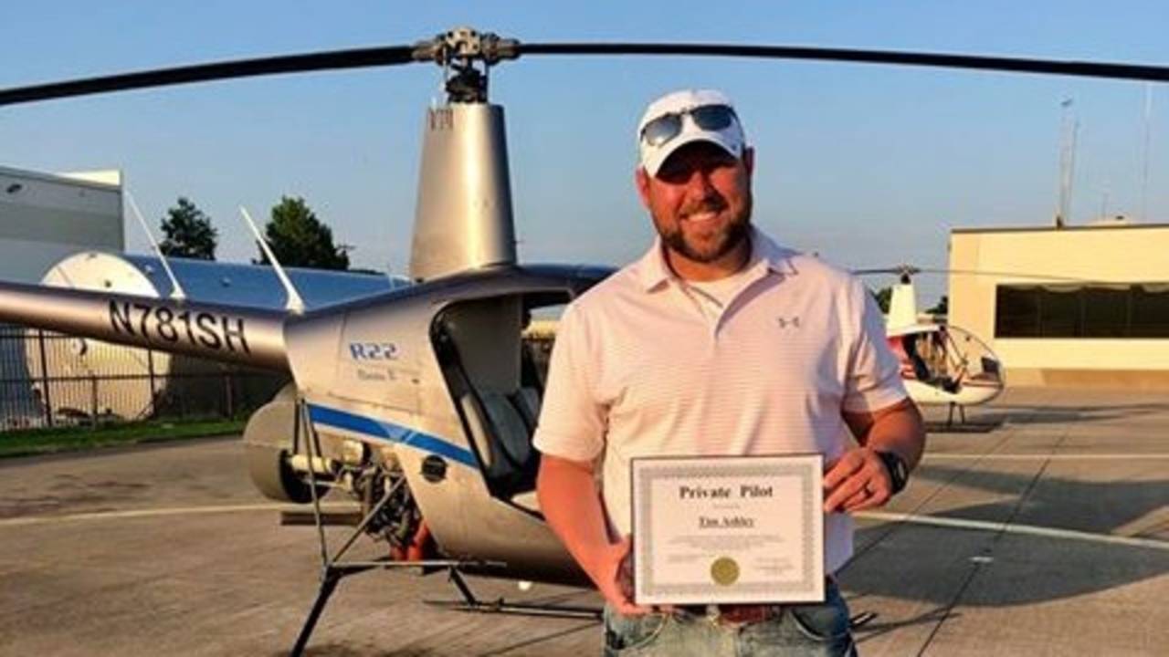 Congratulations Tim Ashley Brand New Private Pilot!