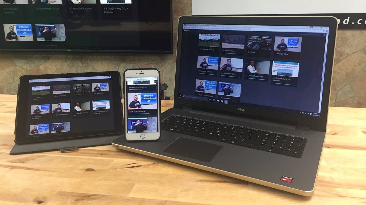 Ground School On iPad, iPhone, Laptop, Desktop, Tablet, Smartphone