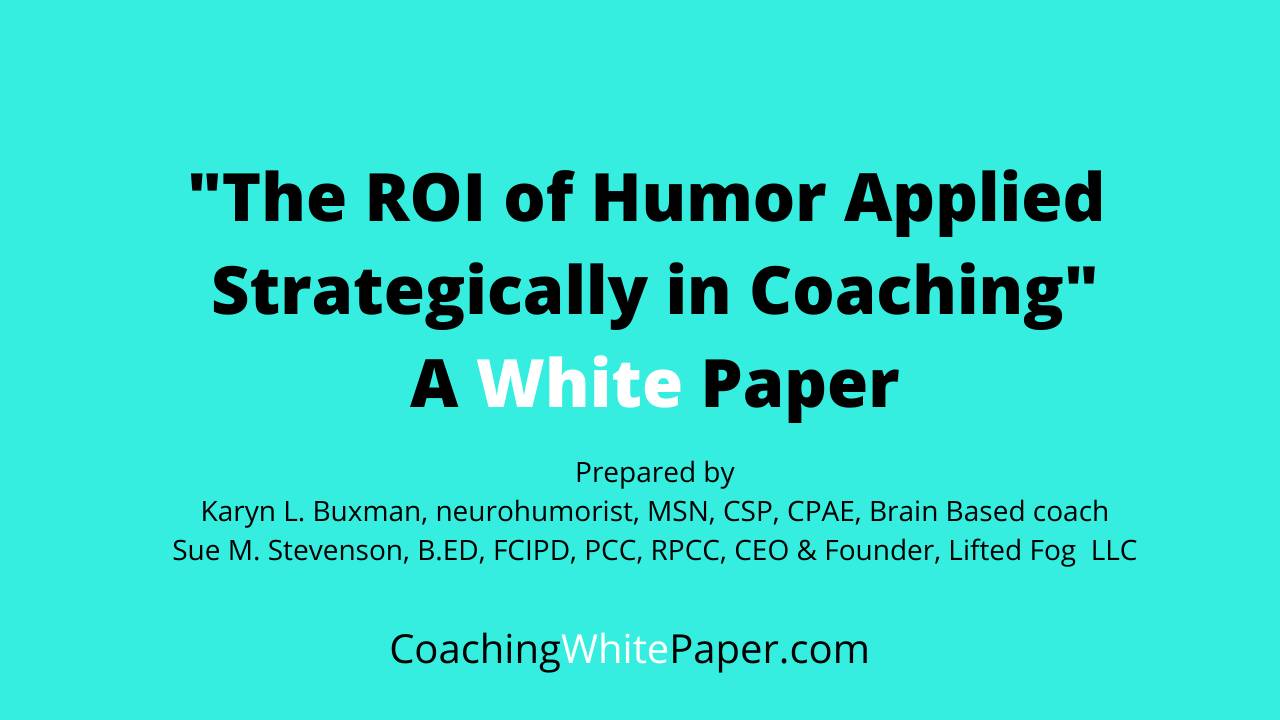 Strategic Humor in Coaching White Paper