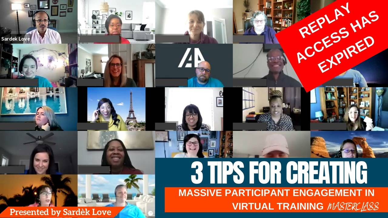 Masterclass Replay Access Has Expired