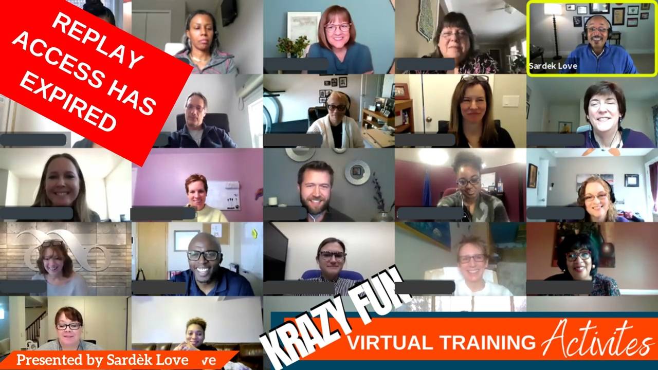 Krazy Fun Virtual Activities Masterclass Replay Expired
