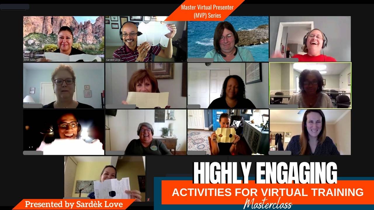 Highly Engaging Activities for Virtual Training Masterclass
