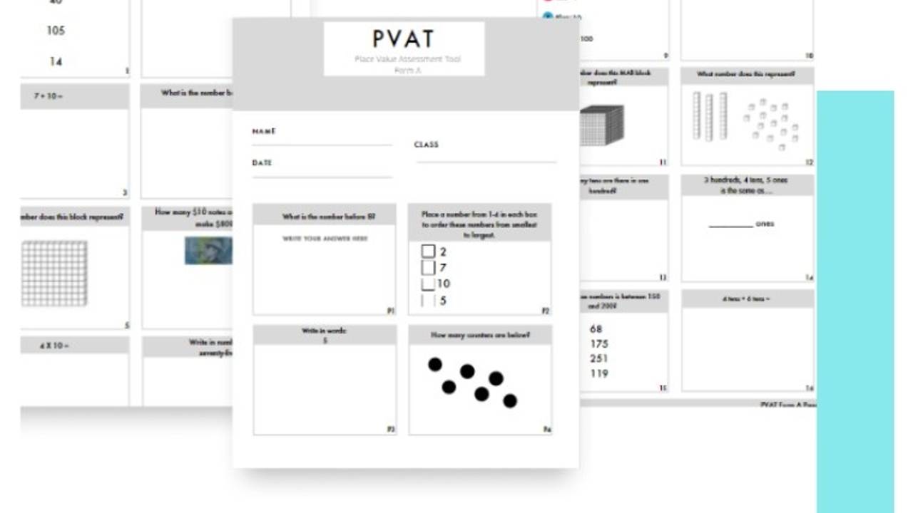 FREE Research-based Place Value Assessment