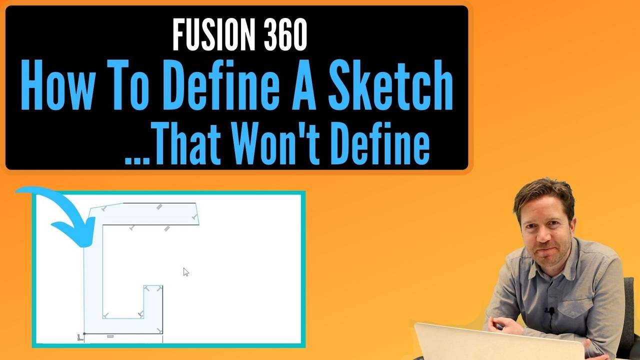 Fusion 360 - One Reason Sketches Won't Fully Define