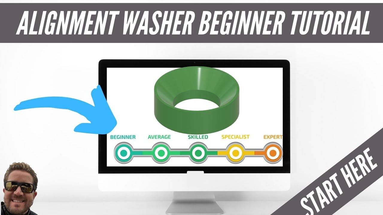 Fusion 360 Alignment washer tutorial