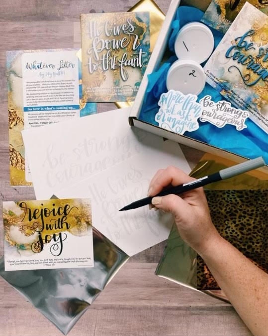 "Whatever Letter" Lettering Club