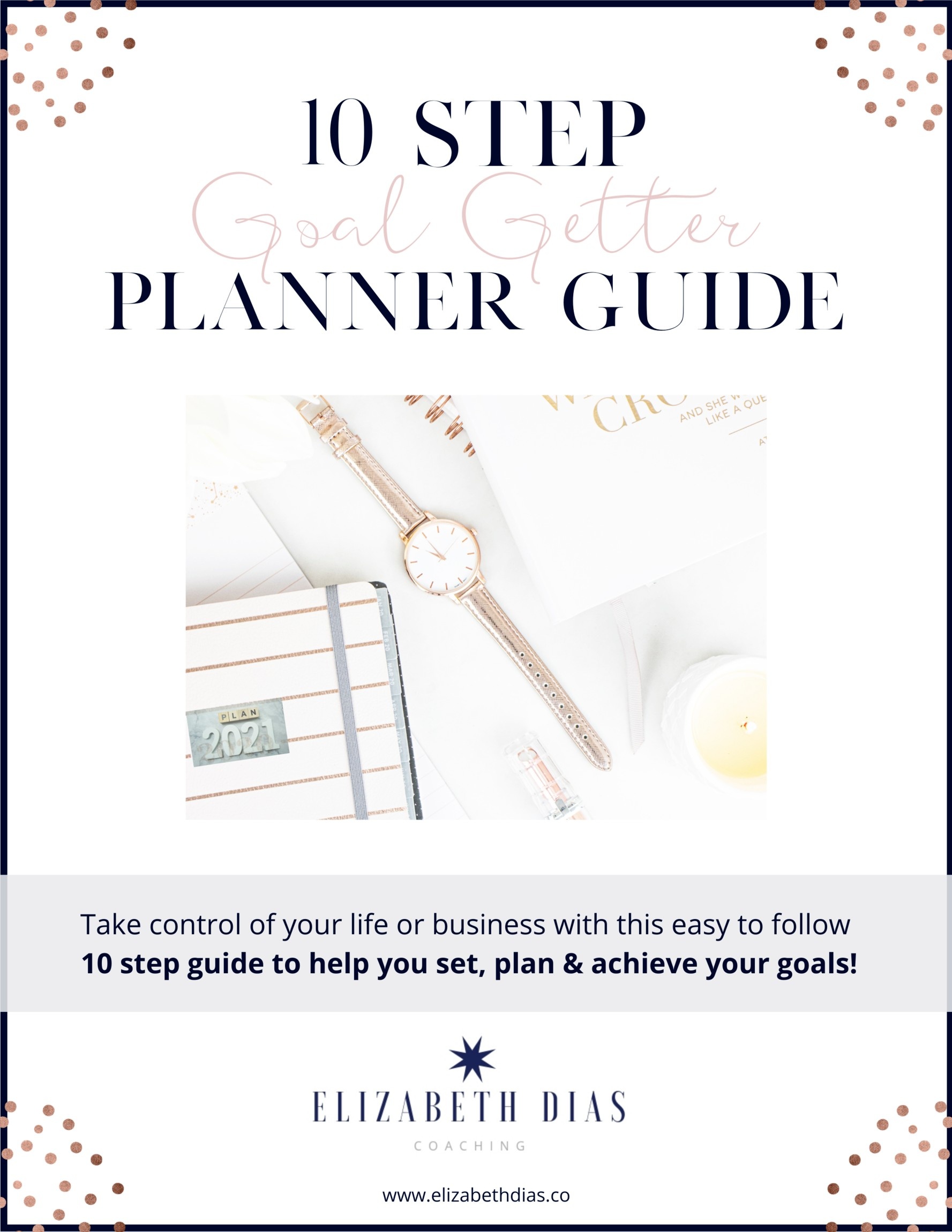 Free 17 page Goal Getter Planner Guide