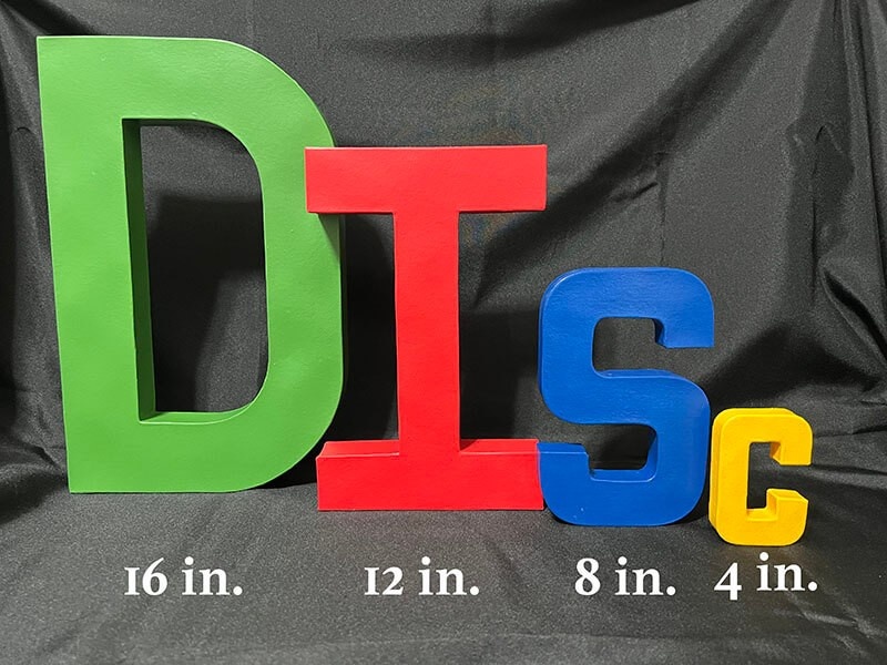 DISC Charts and Letters