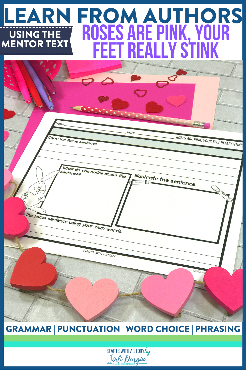 Roses are Pink, Your Feet Really Stink Book Activities