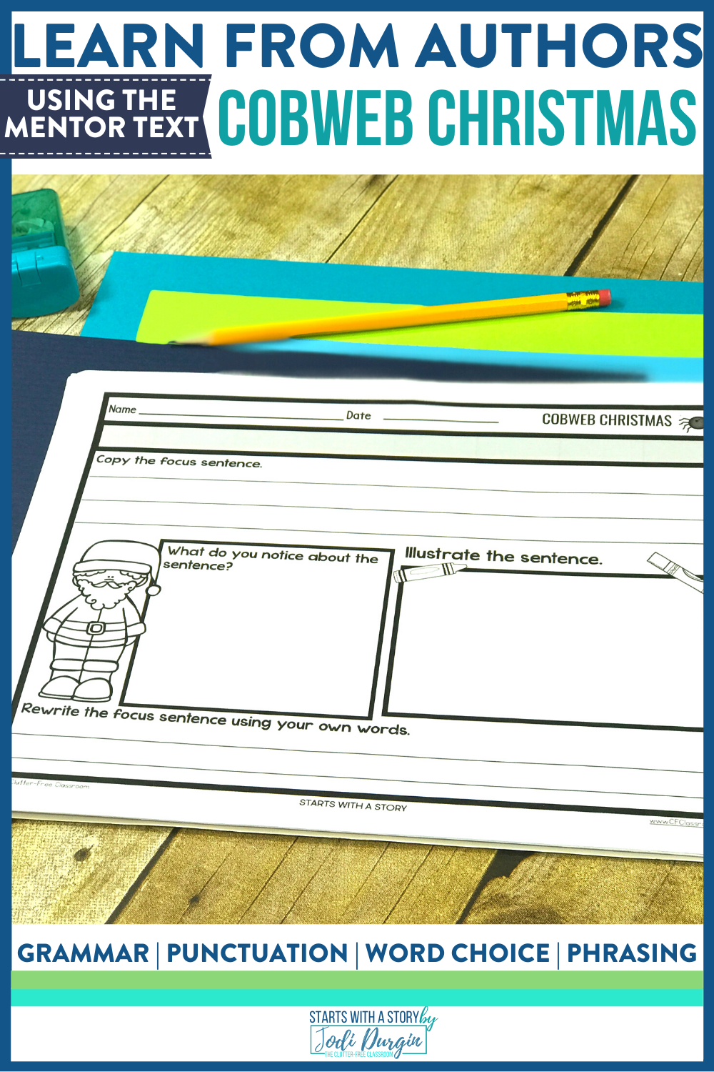 Cobweb Christmas Book Activities