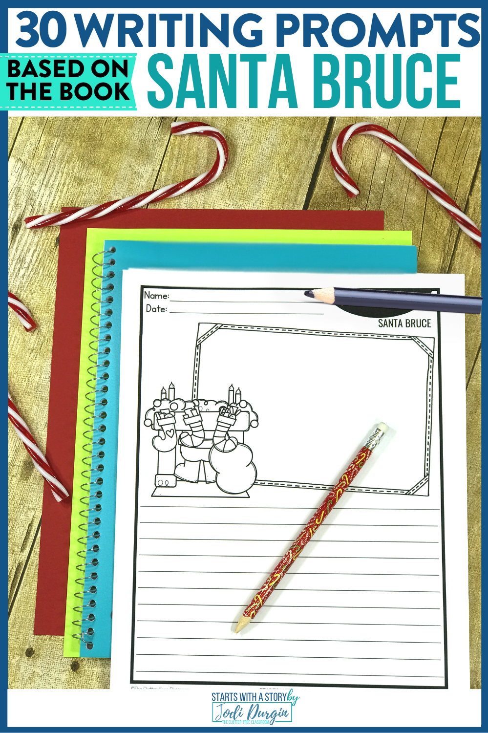 Santa Bruce Book Activities