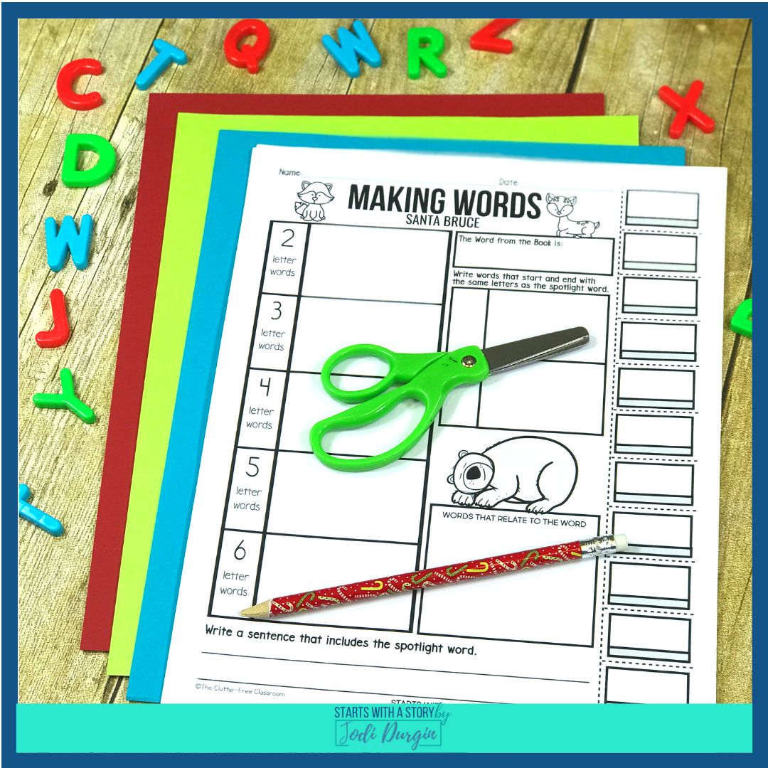 Santa Bruce Book Activities