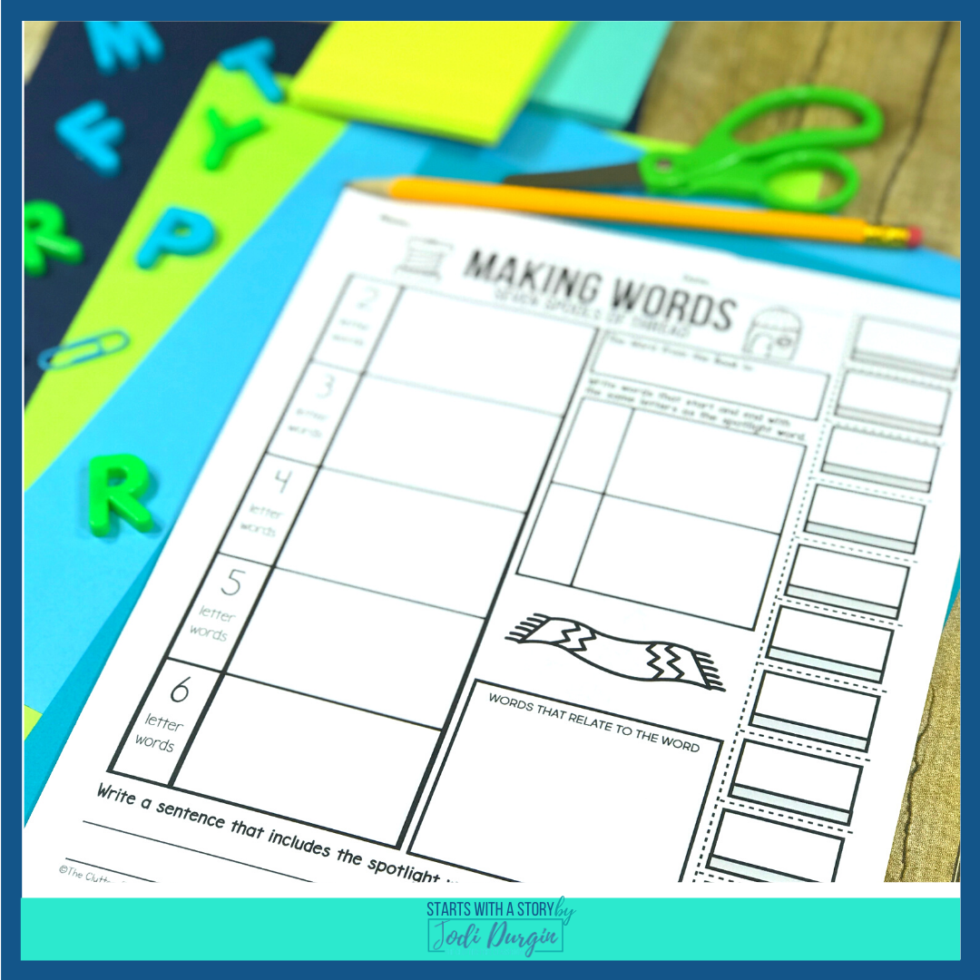 Seven Spools of Thread Book Activities